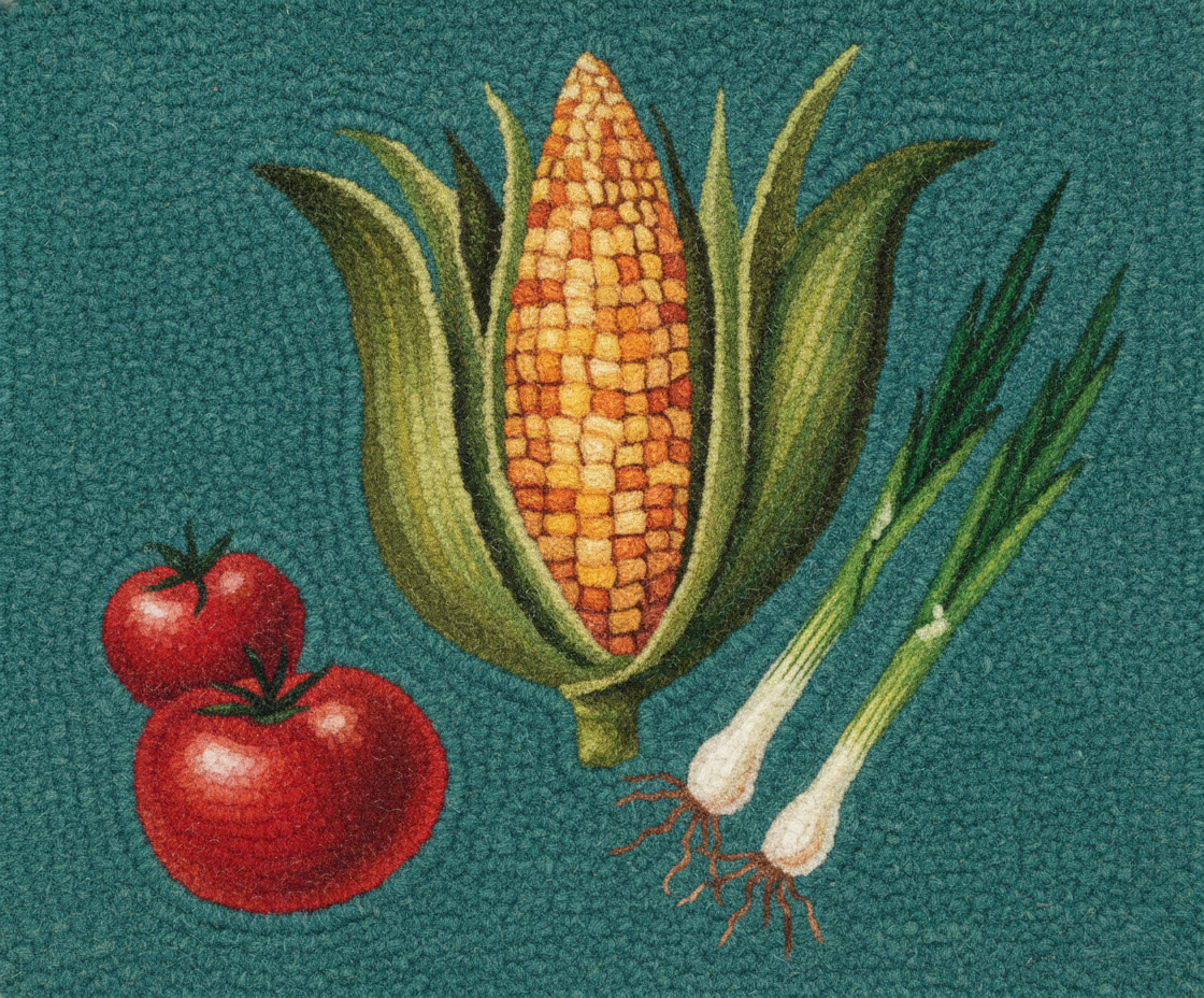 Corn – Anita's Rug Hooking